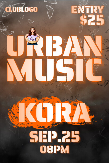 Urban Music Night Event Template | PosterMyWall