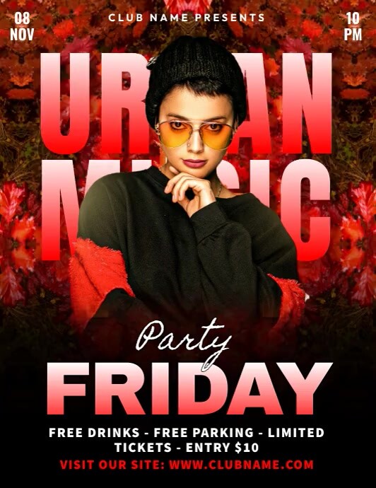 Modèle Urban Music Party | PosterMyWall