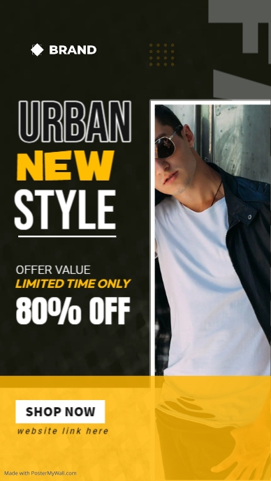 Urban New Style Template | PosterMyWall