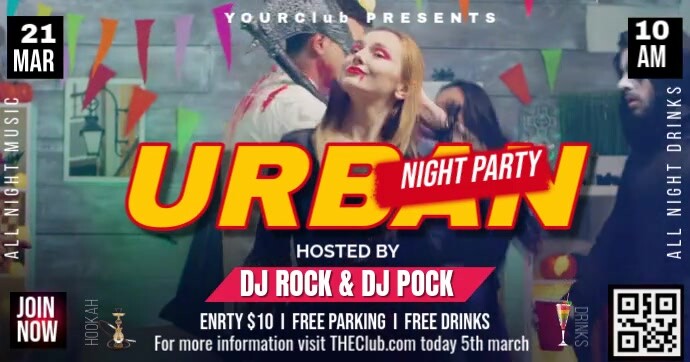 urban night ads Template | PosterMyWall