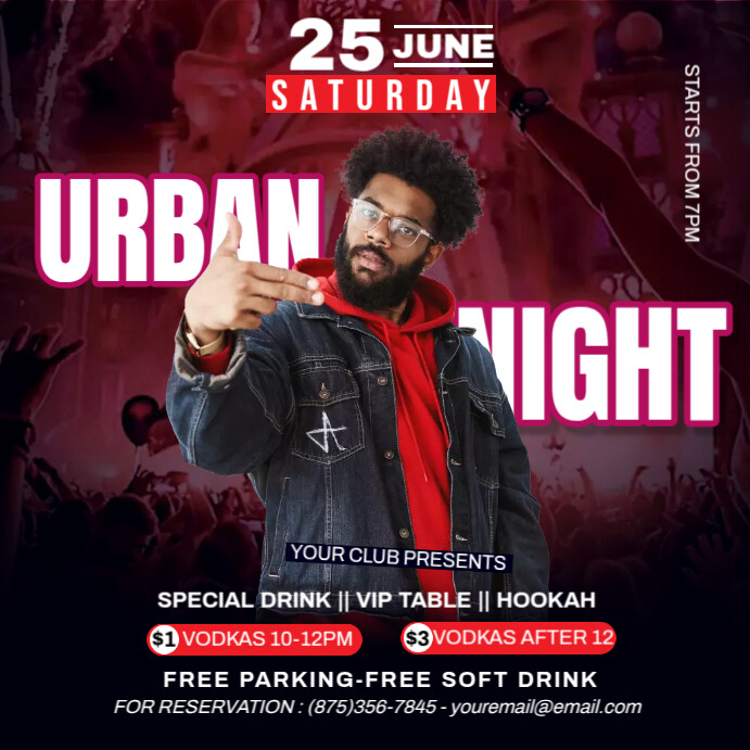 Plantilla de Urban Night Ads | PosterMyWall