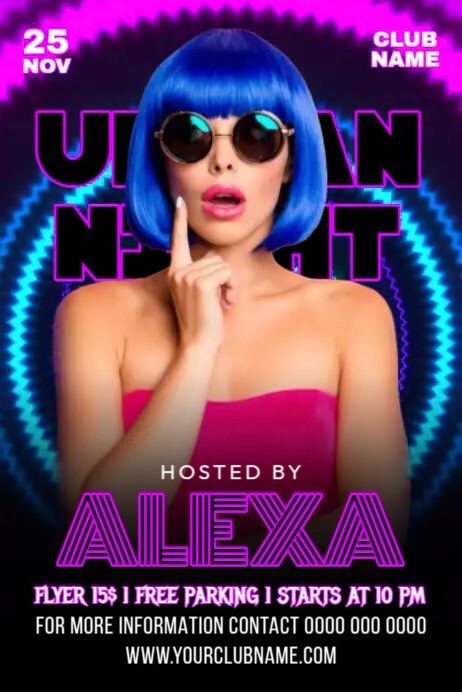 Urban Night Club Template | PosterMyWall