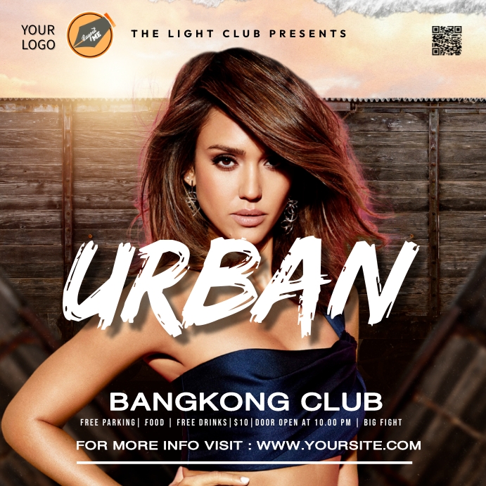 Urban Night Club Template | PosterMyWall