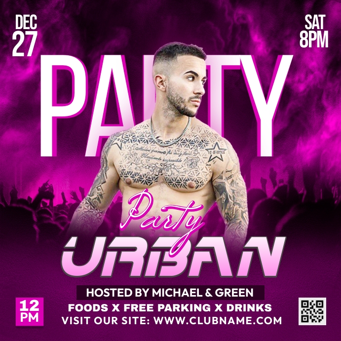 Urban Night Party Ads Template | PosterMyWall