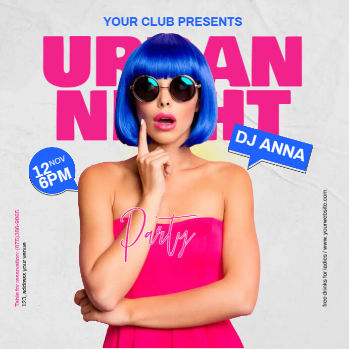 Urban Night Party Ads Template | PosterMyWall