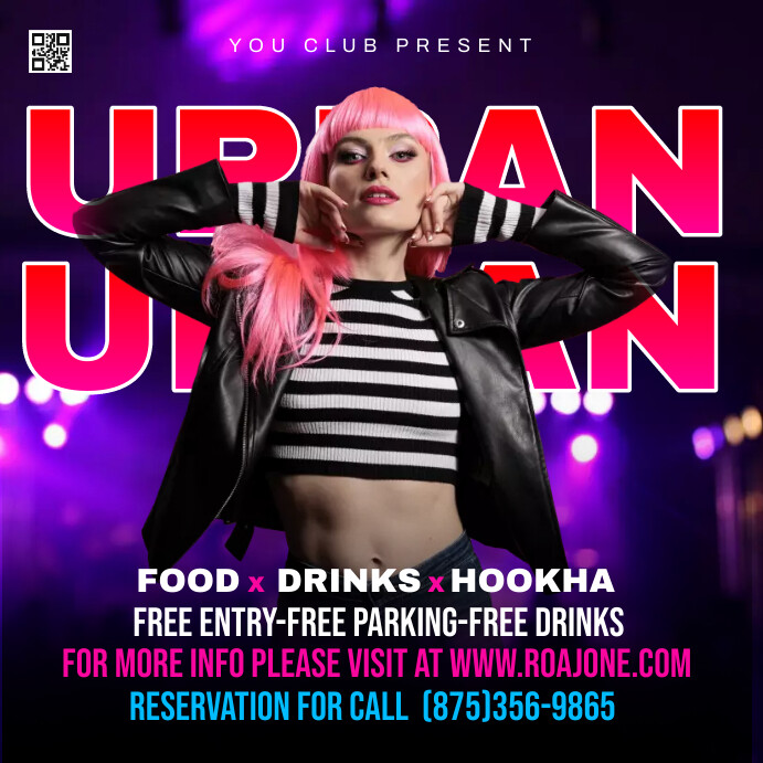 Urban Night Party Ads Template | PosterMyWall