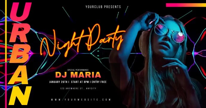 urban night party Template | PosterMyWall