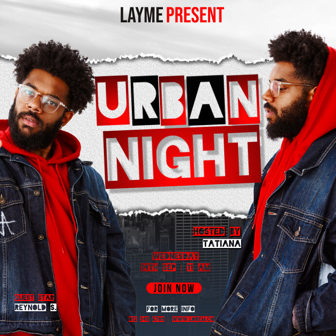 Urban Night Party Template | PosterMyWall