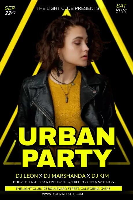 Urban Night Party Template | PosterMyWall
