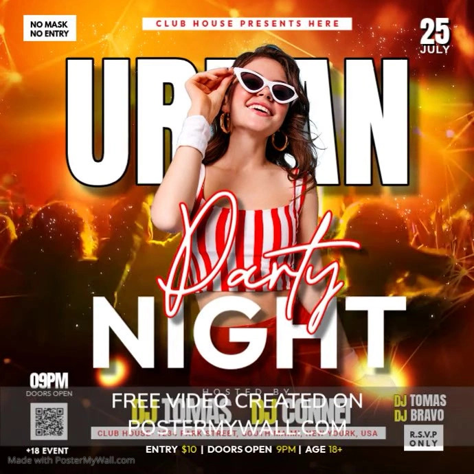 Copy of URBAN NIGHT PARTY | PosterMyWall