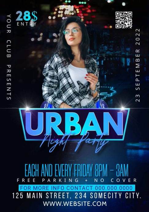 urban night party Template | PosterMyWall