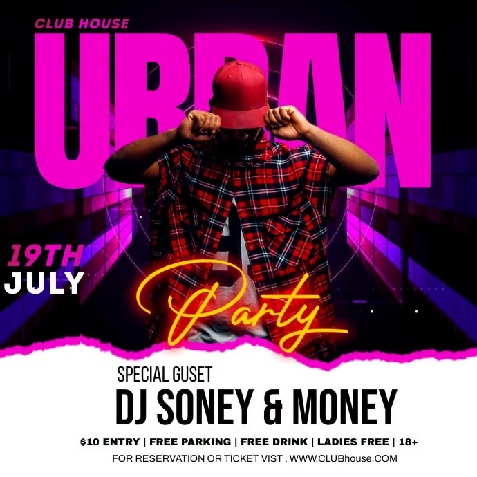 urban night party Template | PosterMyWall