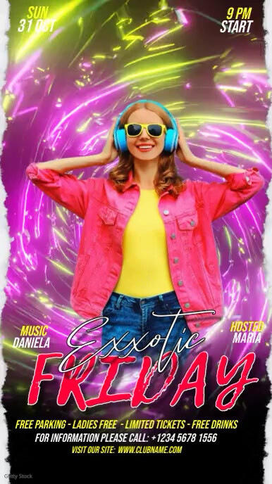 Copy of Urban Night Party Video | PosterMyWall