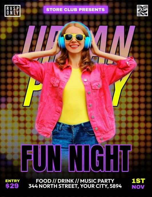 Urban Night Video Ads Template | PosterMyWall