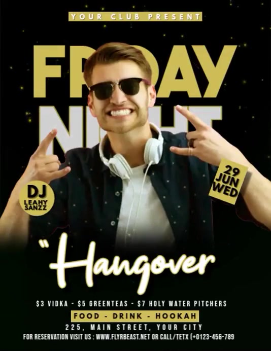 Plantilla de Urban Night Wednesday Club ads (1) | PosterMyWall