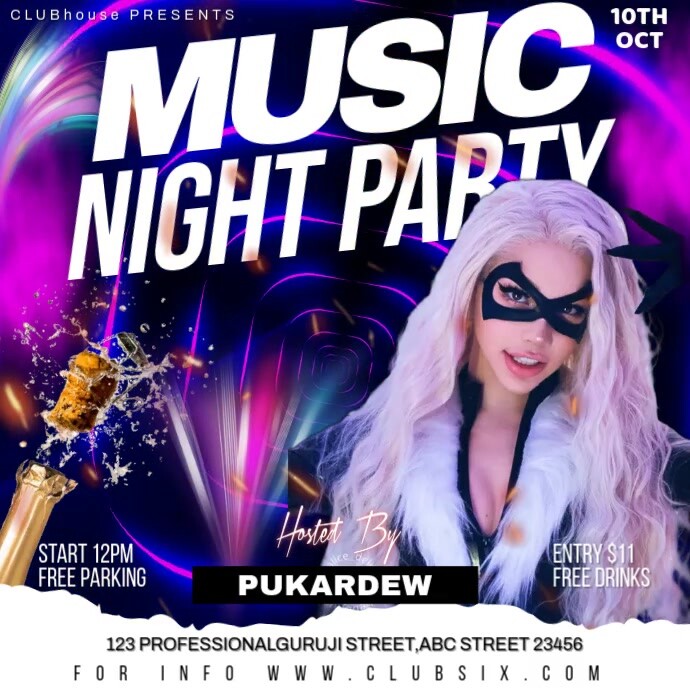 urban party (4) Template | PosterMyWall