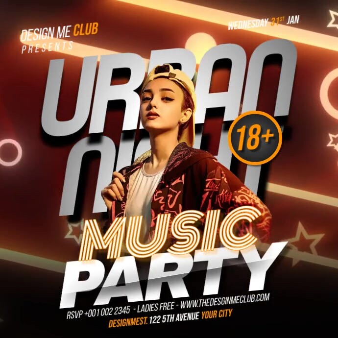 Urban Party Ads Template | PosterMyWall