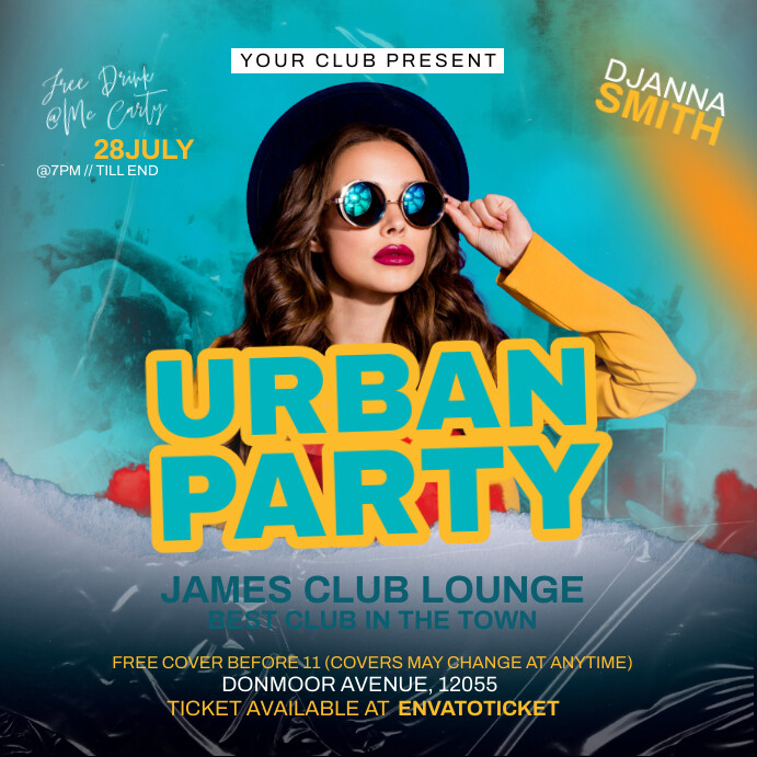 Urban Party Ads Template | PosterMyWall