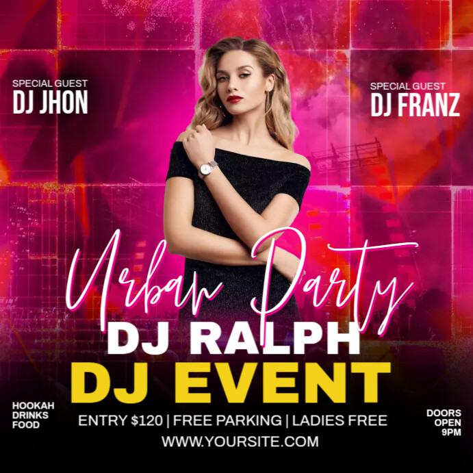 Urban Party Ads Template | PosterMyWall