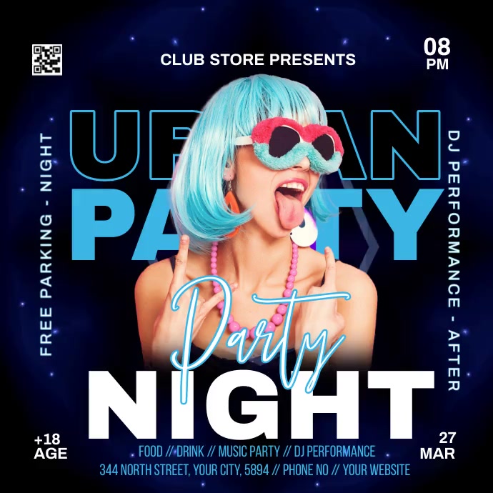 Urban Party Ads Template | PosterMyWall