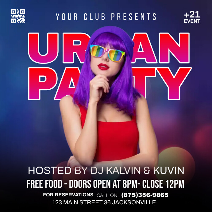 Urban Party Ads Templat | PosterMyWall