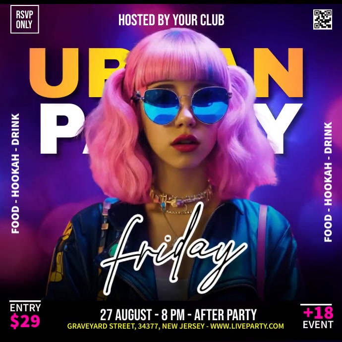 Urban Party Ads Template | PosterMyWall