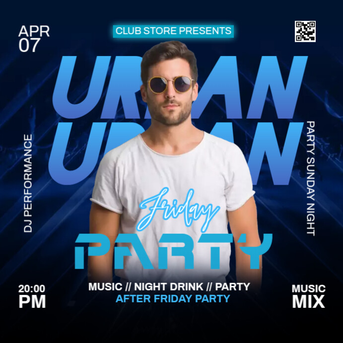 Urban Party Ads Template | PosterMyWall