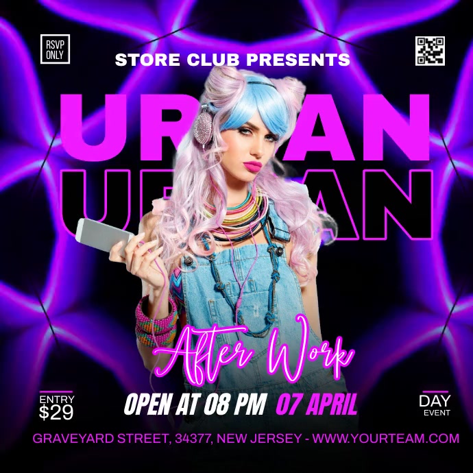 Urban Party Ads Template | PosterMyWall