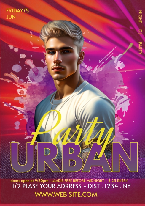 Urban Party Ads Template | PosterMyWall