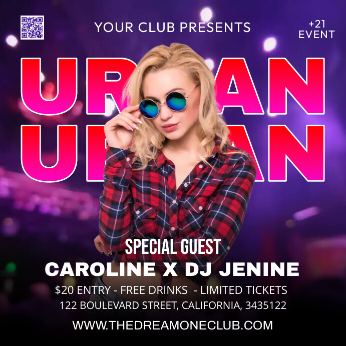 Urban Party Ads Template | PosterMyWall