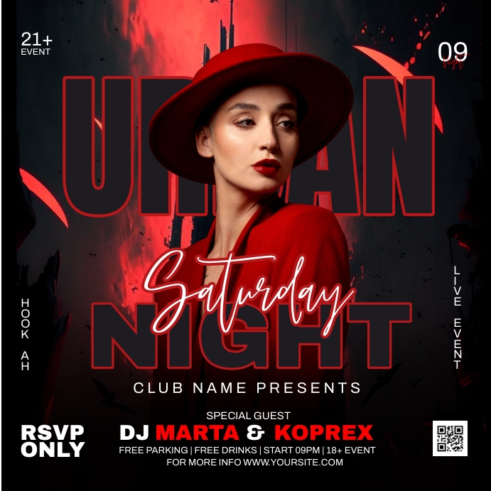 Urban Party Ads Template | PosterMyWall