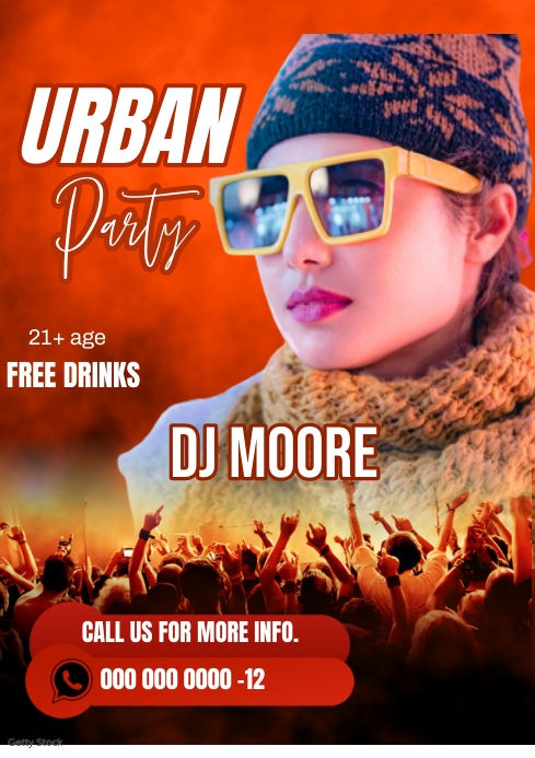 Urban Party Ads Template | PosterMyWall