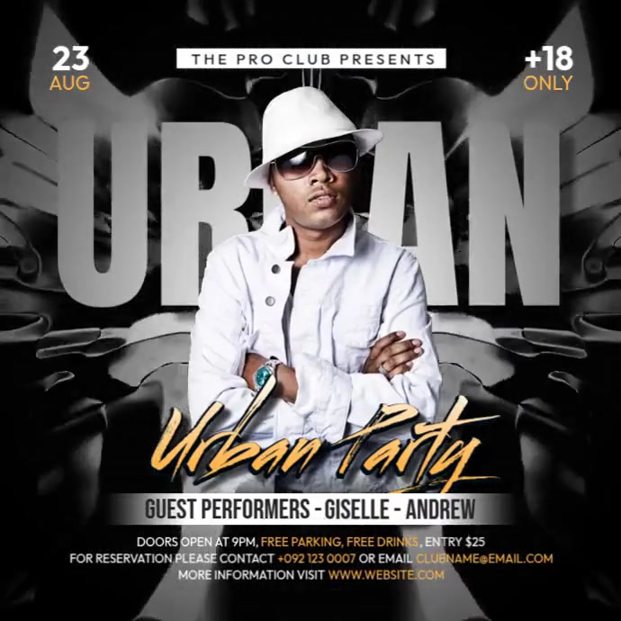 Urban Party Template | PosterMyWall