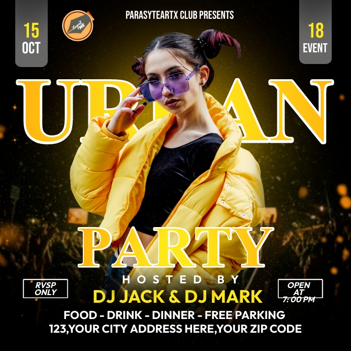 Urban Party Template | PosterMyWall