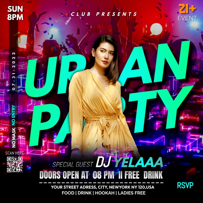 Urban Party Template | PosterMyWall