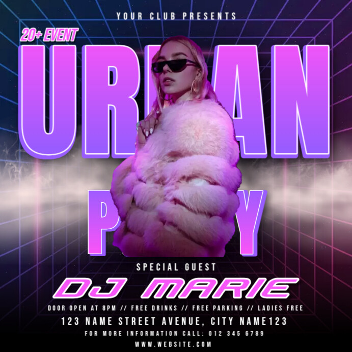 Urban Party Template | PosterMyWall