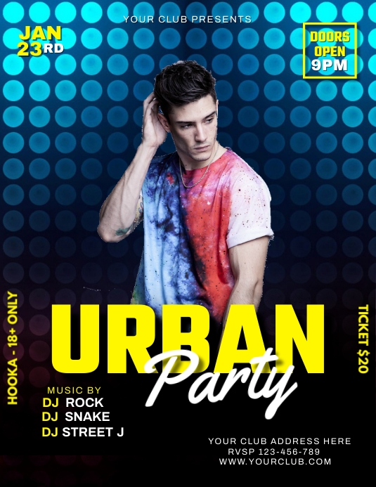 Urban Party Template | PosterMyWall