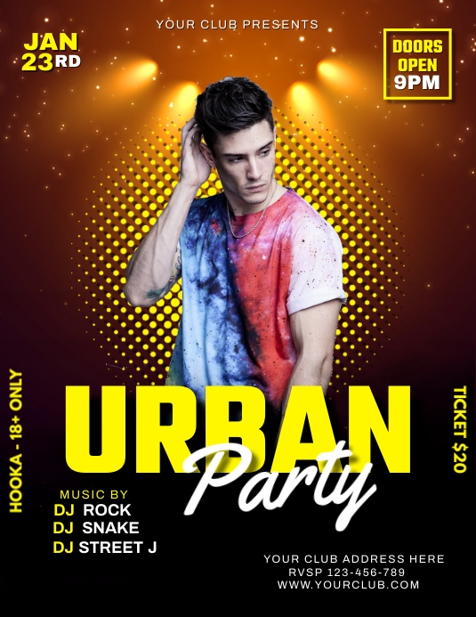Urban Party Template | PosterMyWall