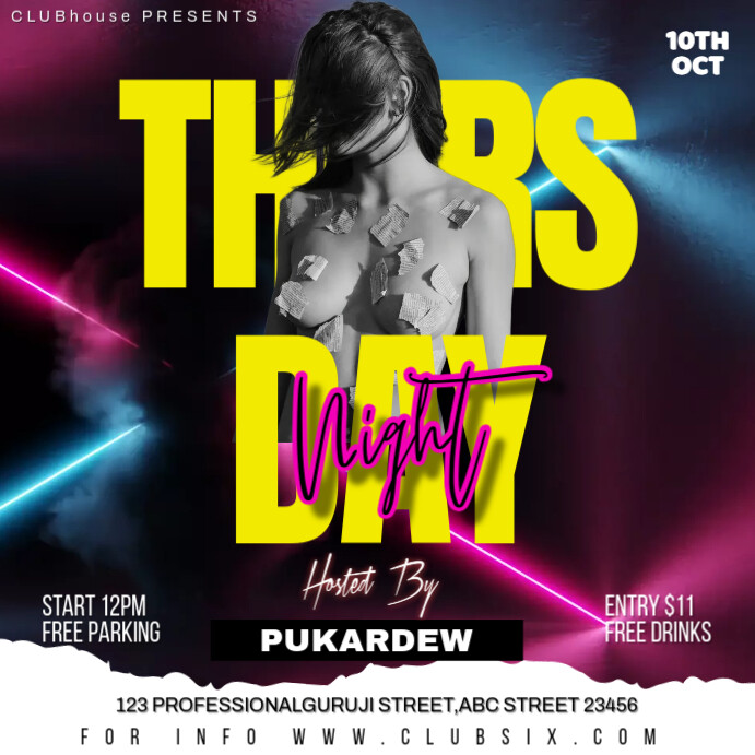 urban party Template | PosterMyWall