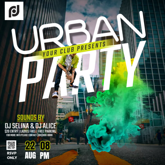 Urban Party Design Template | PosterMyWall