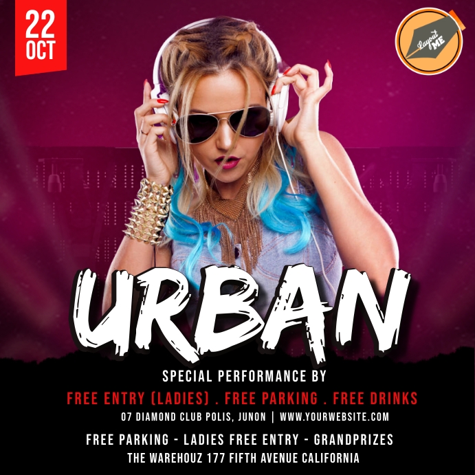 Urban Party Template | PosterMyWall