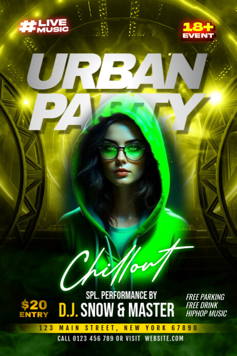 Urban Party Template | PosterMyWall