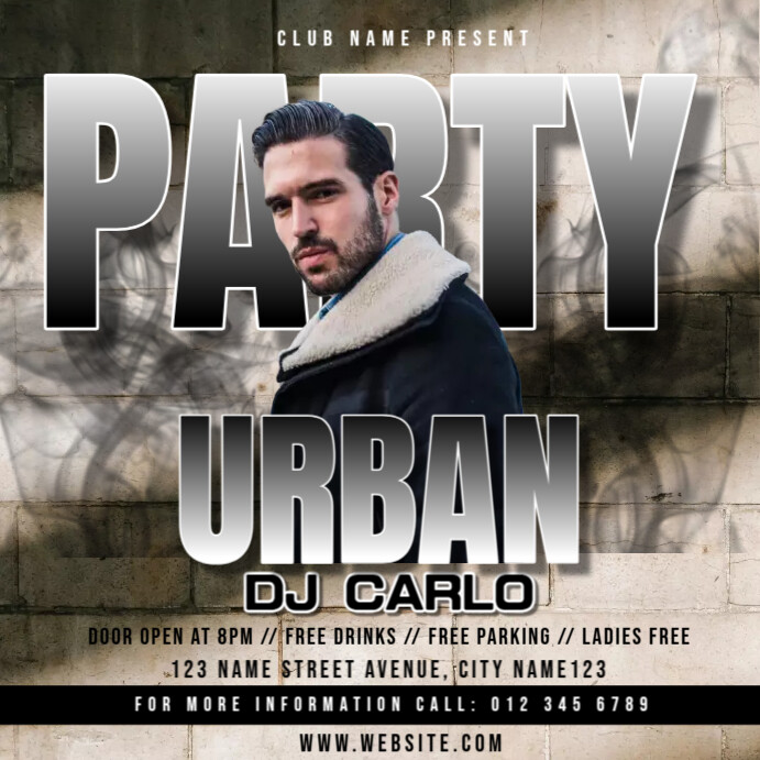 Urban Party Template | PosterMyWall