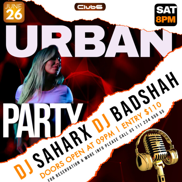 urban party Template | PosterMyWall