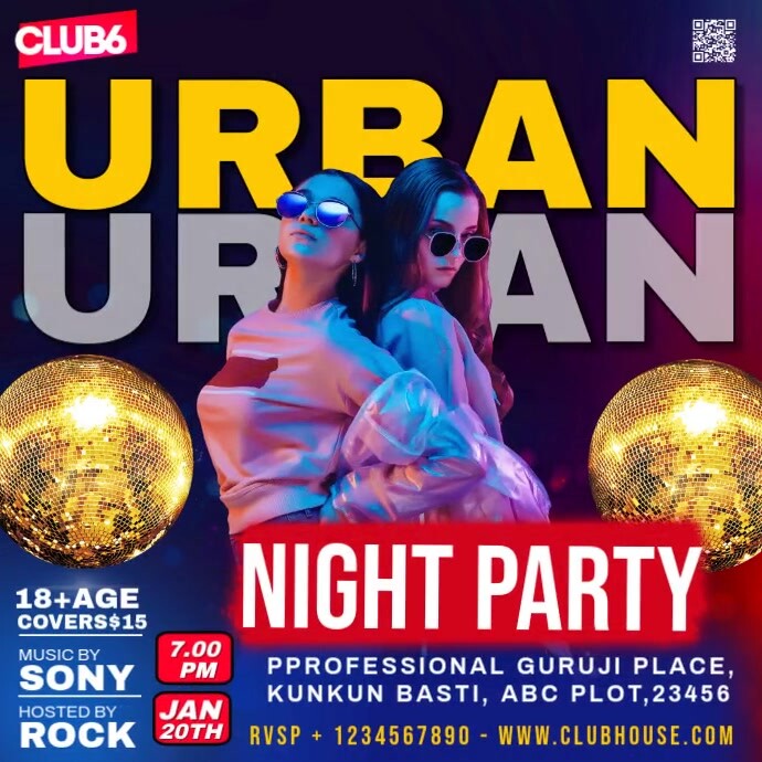 urban party Template | PosterMyWall