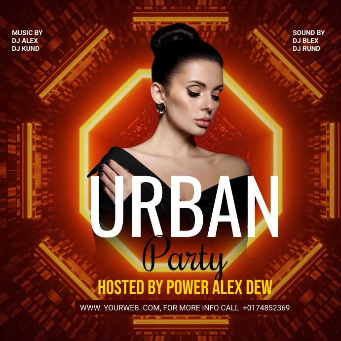 urban party Template | PosterMyWall