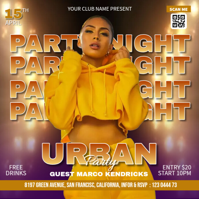Urban Party Template | PosterMyWall