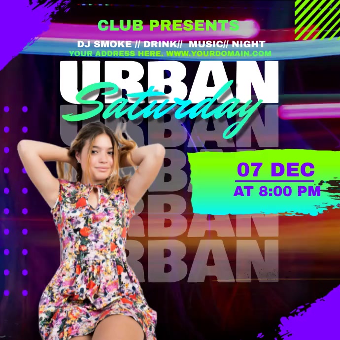 Plantilla de urban Party | PosterMyWall