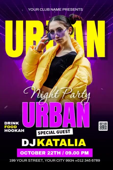 Urban Party Template | PosterMyWall