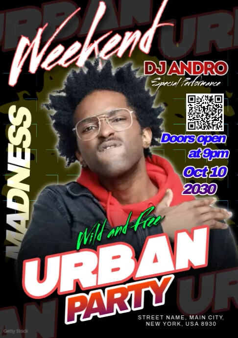 Urban Party Template | PosterMyWall